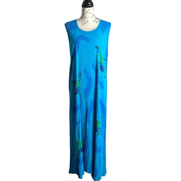 Pineapple Moon | Dresses | Vintage Pineapple Moon Sleeveless Floral ...